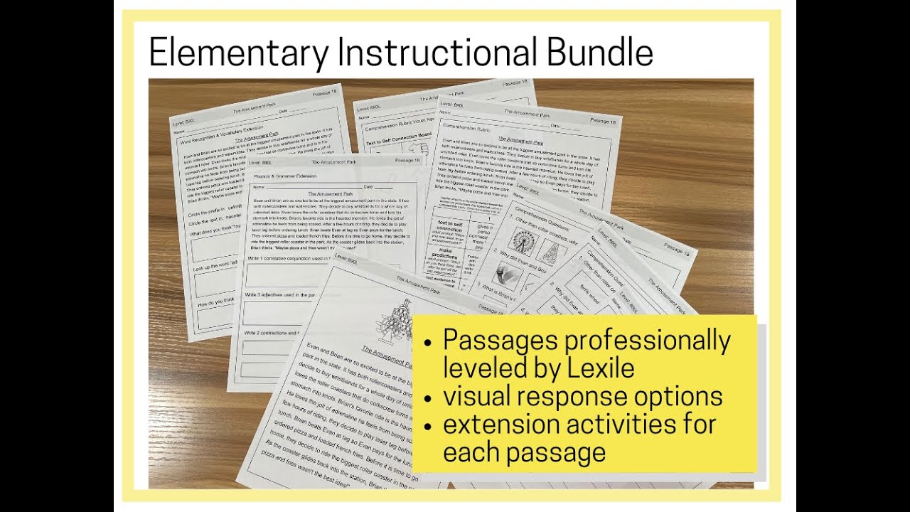 Elementary Instructional Bundle Toolkit Overview - YouTube