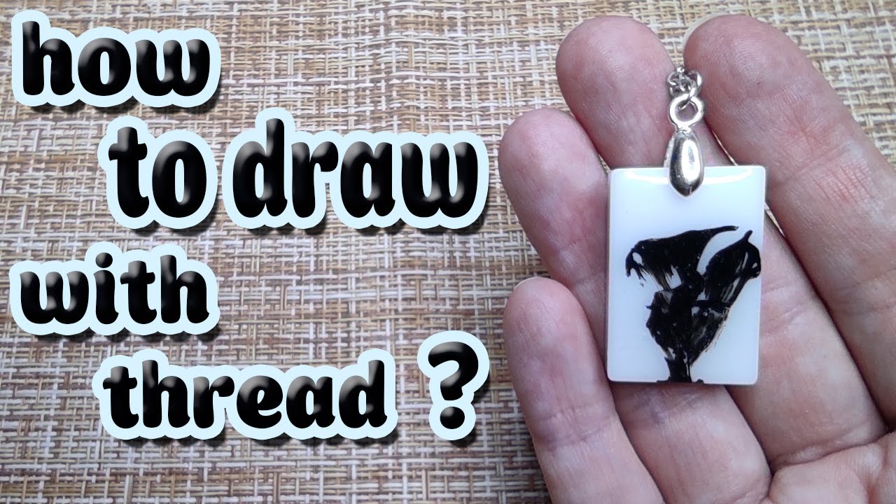 drawing on epoxy resin. resin art - YouTube