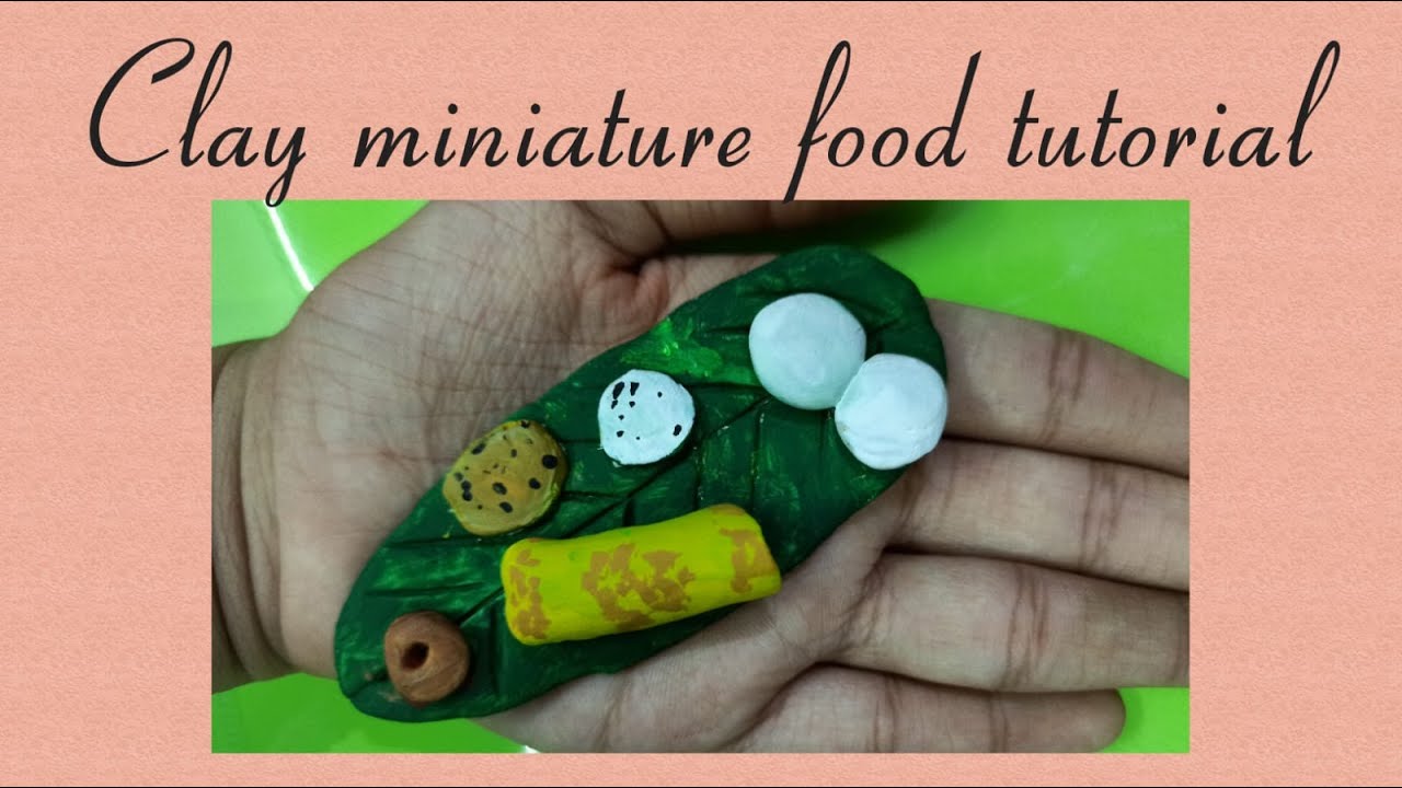 How to make miniature clay dosa, idli, vada, sambar/ south indian food ...