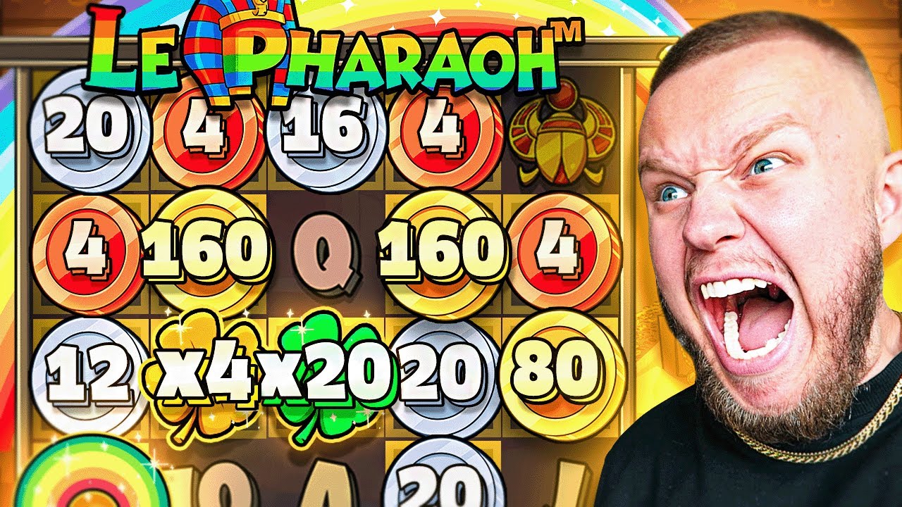 I HIT THE MOST INSANE MULTIPLIERS ON LE PHARAOH!! (Big Win!?) - YouTube