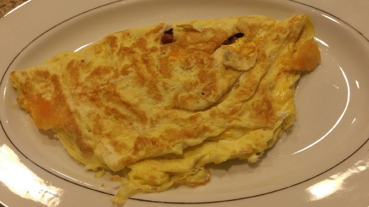 Beef Sausage & Cheese Omelette Recipe - YouTube