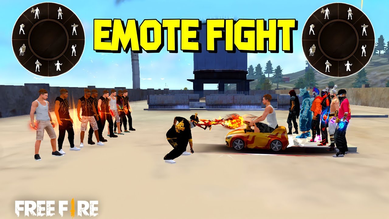 Free Fire Emote Fight On Factory Roof - 1 vs 1 Emote in Free Fire ...