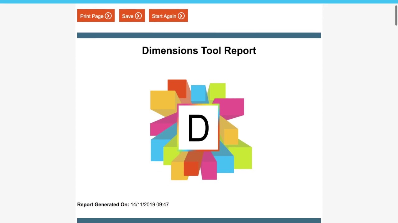 A Guide to using the Dimensions Tool for yourself or someone you ...