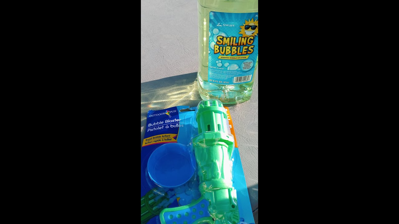 Dollar Tree bubble blower review - YouTube