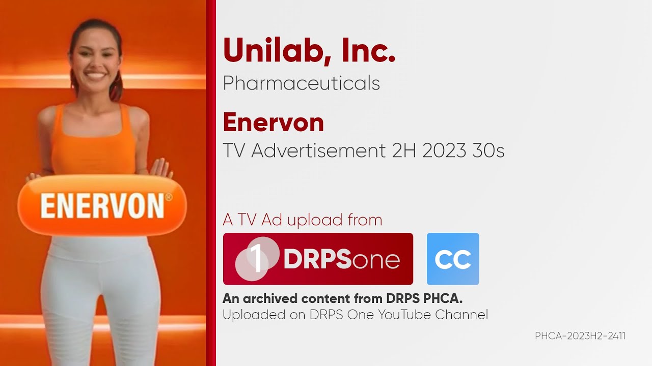 Enervon TV Ad 2H 2023 30s (Philippines) [CC] - YouTube