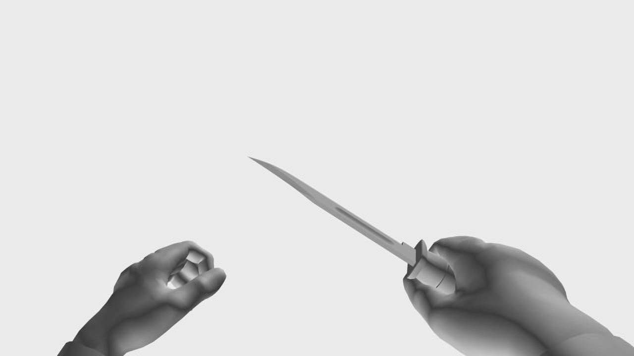 Knife Animation (3ds Max Animation) - YouTube