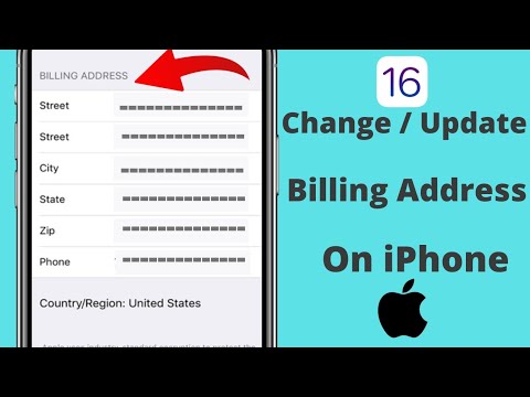 How to Change Billing Address on iPhone |Update Billing Information in ...