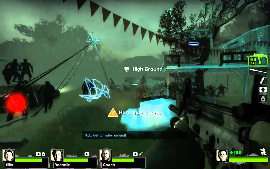 L4D2 EventMod - Hard Rain 4 Water Electrification - YouTube