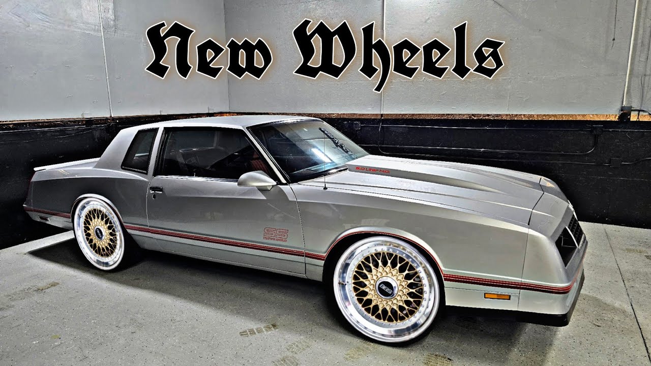 New Wheels mounted on the monte carlo ss - YouTube