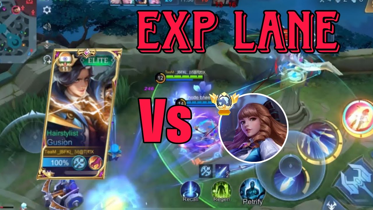 GUSION VS META GUINEVERE EXP LANE GAMEPLAY | Build & Runes | MLBB ...