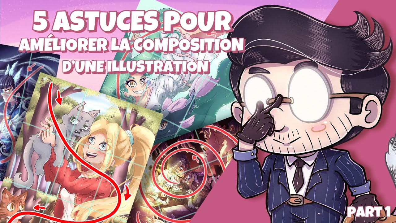 5 principes de base en composition ! - L'illustration, une affaire de composition ! [Part 1/4 ...