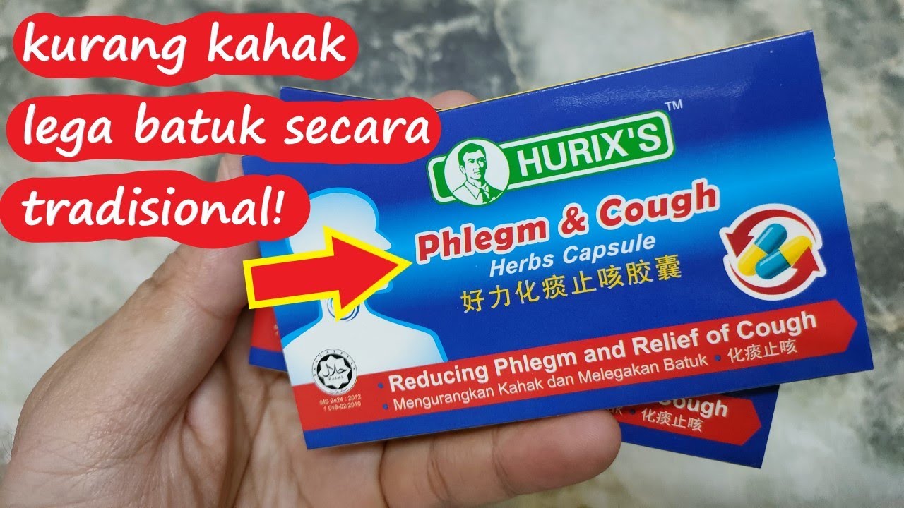 HURIX'S Phlegm & Cough Herbs Capsule Malaysia Open Box Review - YouTube