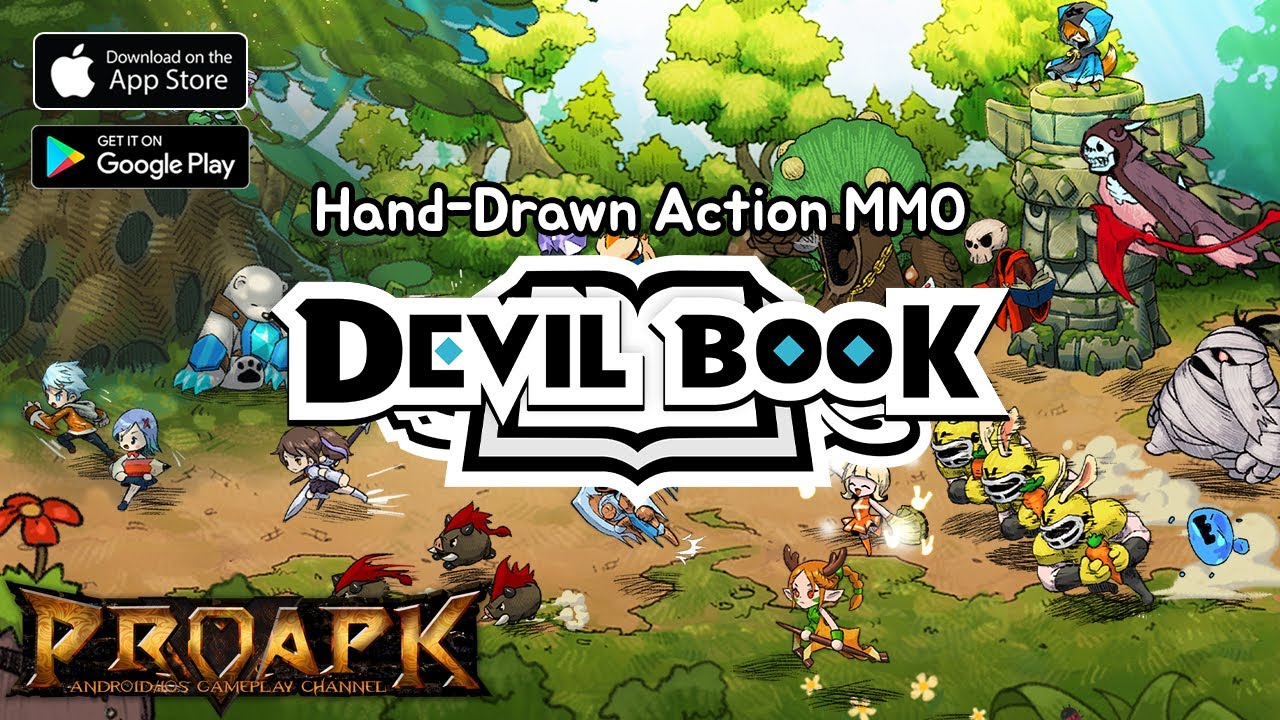 Devil Book ENGLISH Gameplay Android / iOS (2D Open World MMORPG) - YouTube