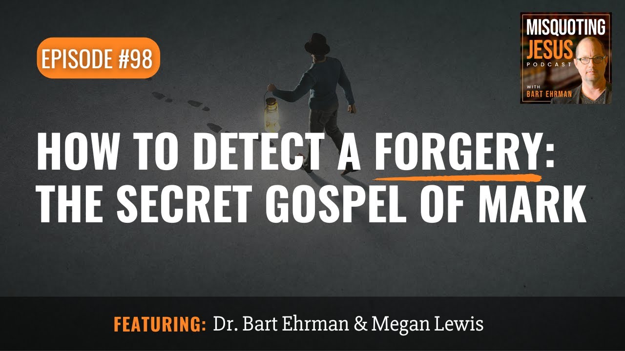 How to Detect a Forgery: The Secret Gospel of Mark - YouTube