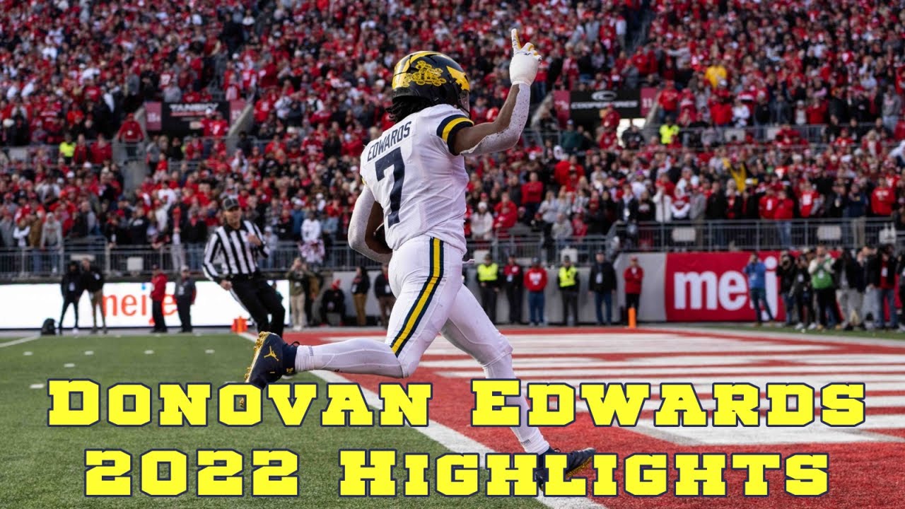 Donovan Edwards 2022 Highlights - YouTube