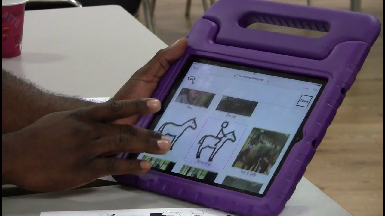 Using the MyChoicePad for people with learning disabilities - YouTube
