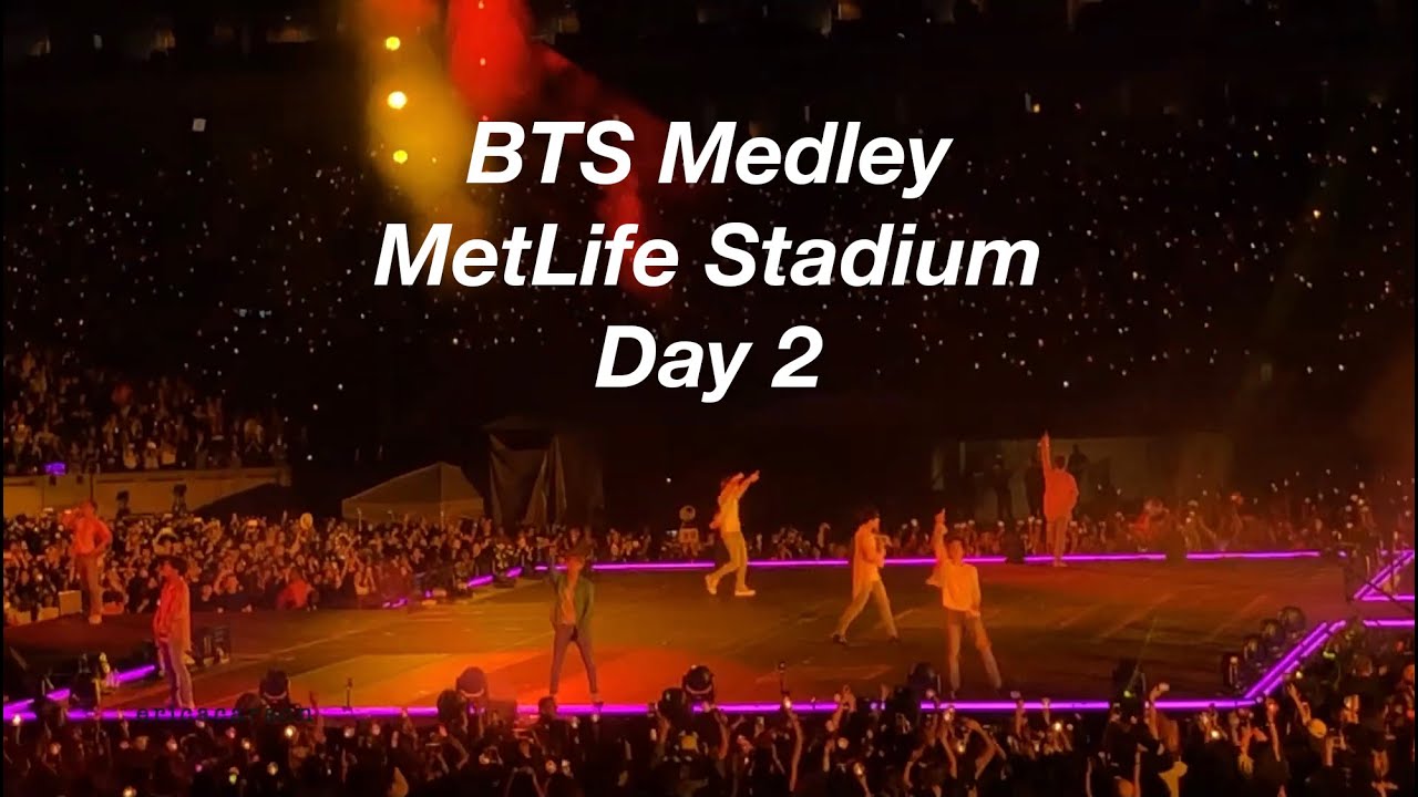BTS (방탄소년단) MEDLEY METLIFE STADIUM DAY 2 (Dope, Baepsae, Fire, Idol ...