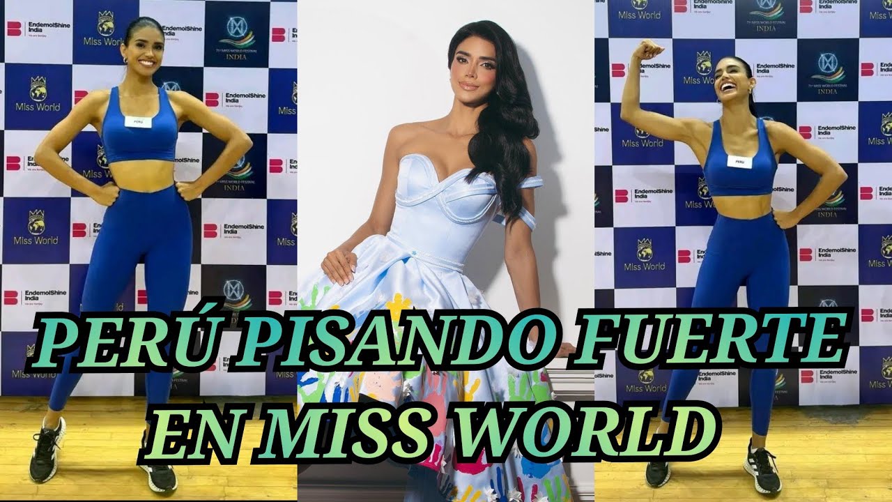 Miss world Perú está subiendo cada día en la competencia del miss world ...
