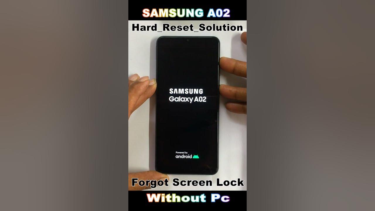 Samsung Galaxy A02 Hard Reset Android 12/13/14 How to Samsung A02 Hard Reset Forgot Password ...
