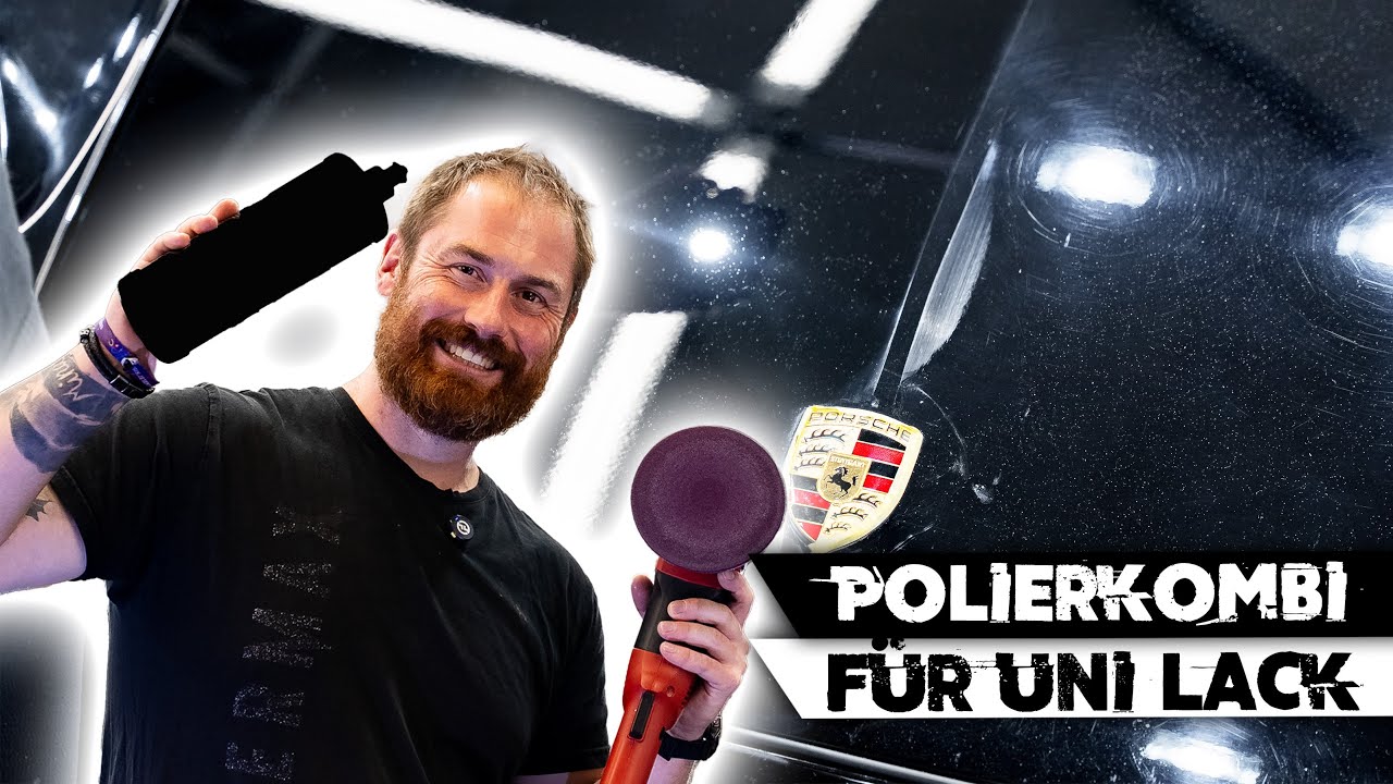 PORSCHE 993: Schwarzer Uni-Lack perfekt und schonend polieren // So ...