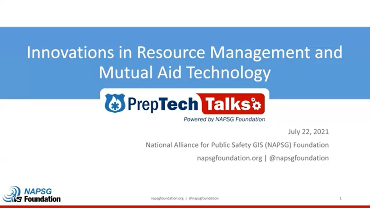 PrepTech Talk: Innovations in Resource Management & Mutual Aid Technology - YouTube