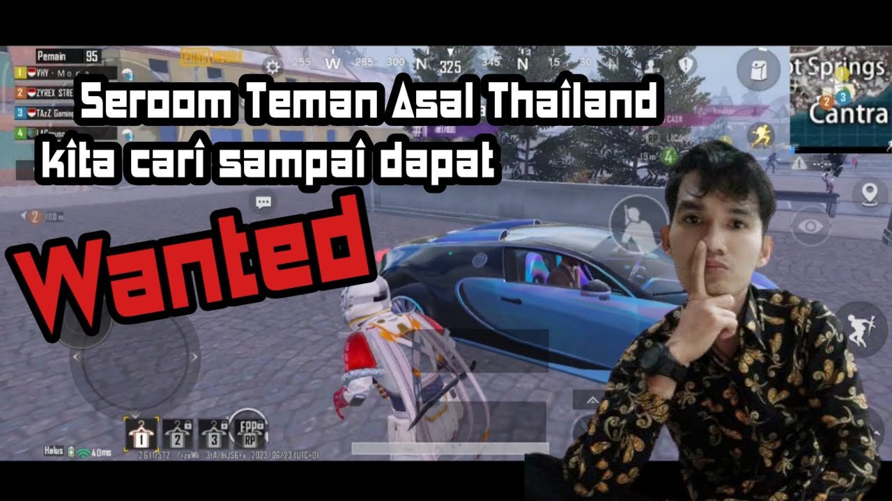 Anda Wanted Seroom Teman Asal Thai Cari sampai Dapat || PUBG MObile - YouTube