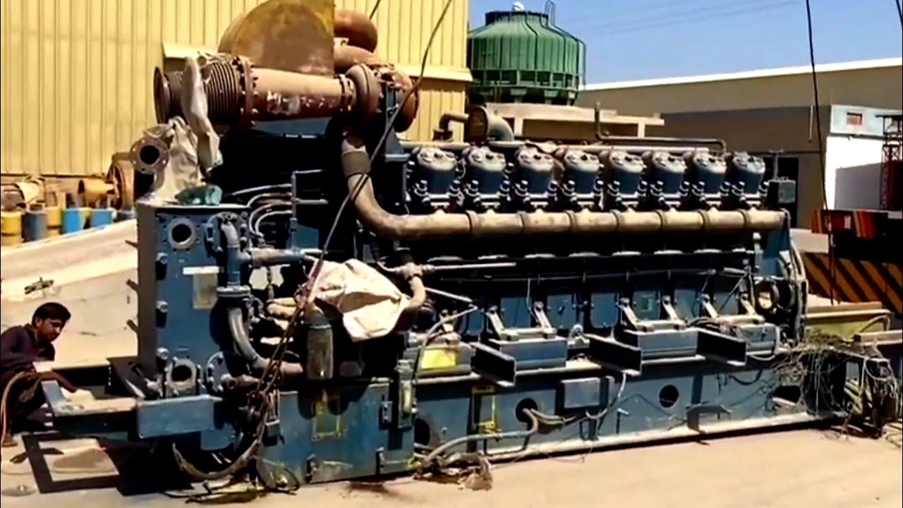 how to restore new piston in big engine//how to work big engine//repair ...