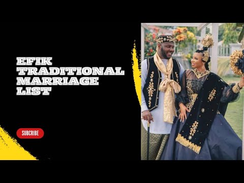 Efik Marriage List #traditionalmarriage - YouTube