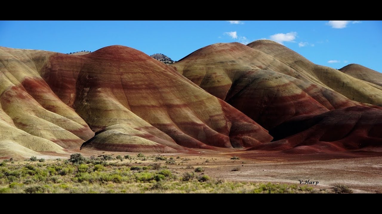 Driving through John Day Fossil Beds - Eastern Oregon - YouTube
