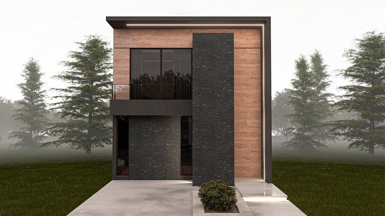 House Design 6x20 Meters | Casa de 6x20 metros - YouTube