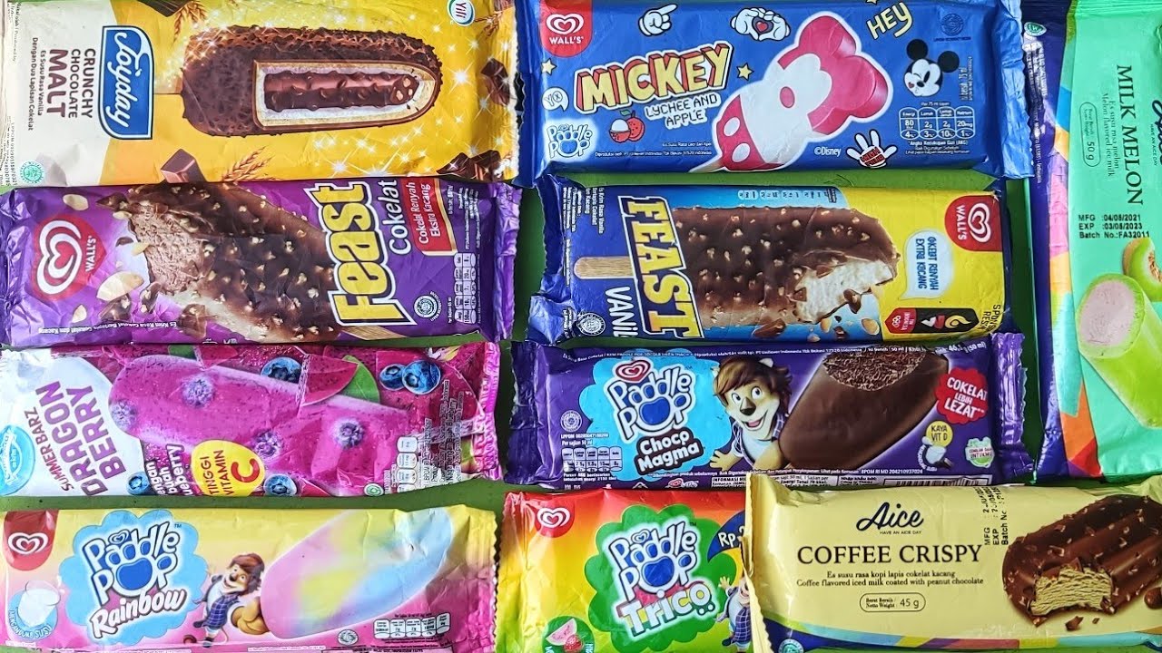 ES KRIM PADDLE POP, ES KRIM MICKEY, ES KRIM FEAST, ES KRIM RAINBOW, ES ...