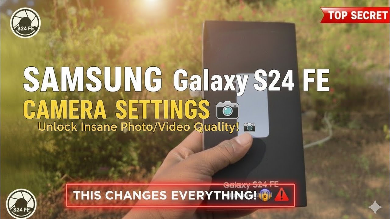 Samsung galaxy s24fe camera settings #samsung #samsungs24fe # ...