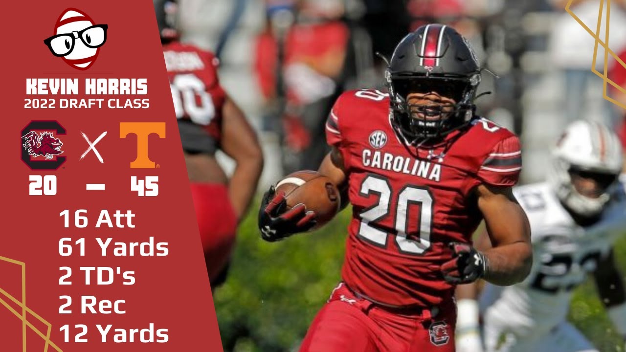 Kevin Harris (South Carolina RB) vs Tennessee (2021) - YouTube