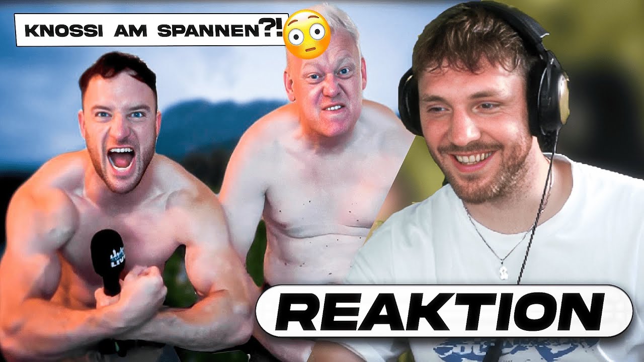 REAKTION auf Hungriger Hugo. Knossi am spannen? 💀😂 - YouTube