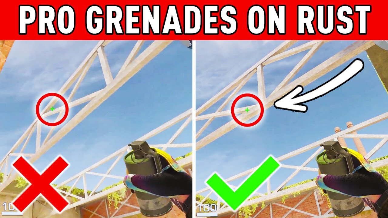 RUST MAP PRO GRENADES: NEW 2025 Smoke & Molotov TIPS! - YouTube