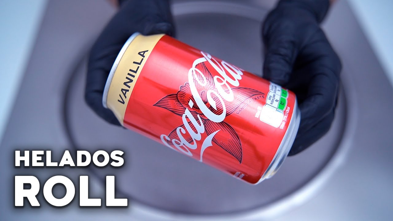 Coca Cola Vanilla Ice Cream Rolls | Delicious | ASMR - YouTube