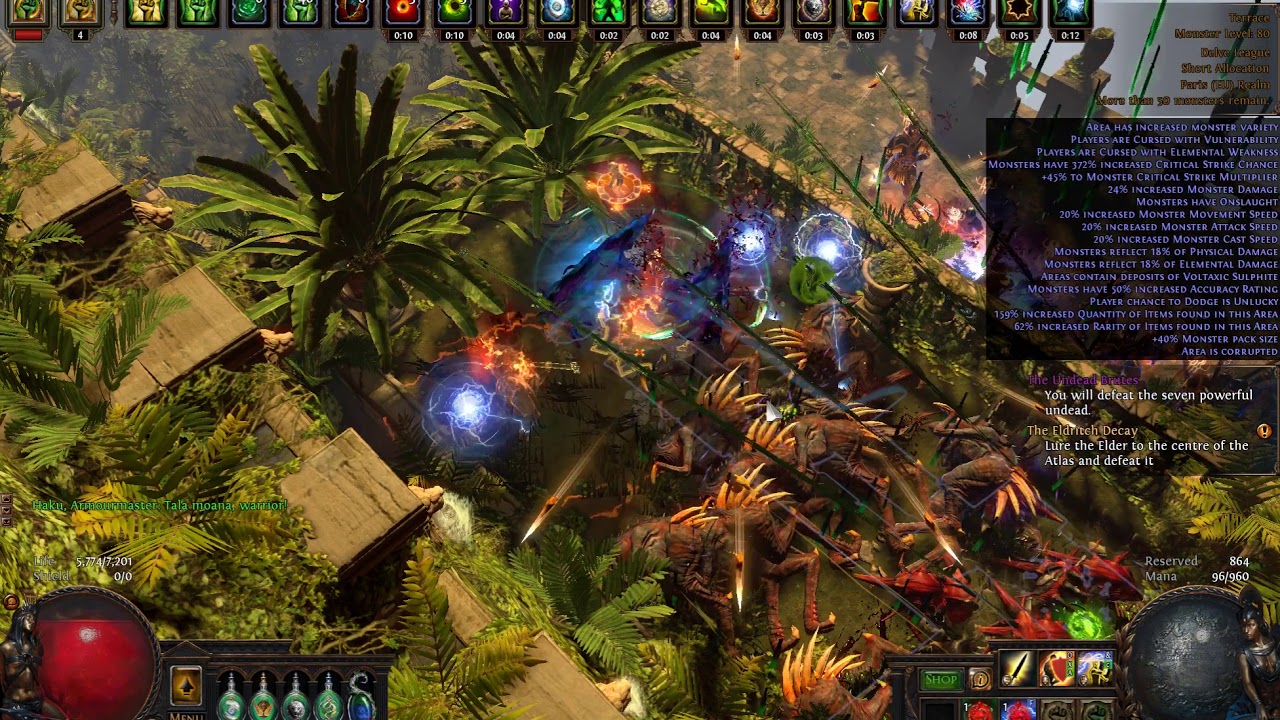 PoE elemental and physical reflect - YouTube