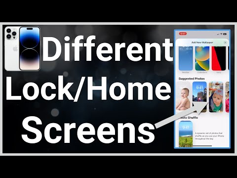 How To Set Different Lock Screen And Home Screen Images - YouTube