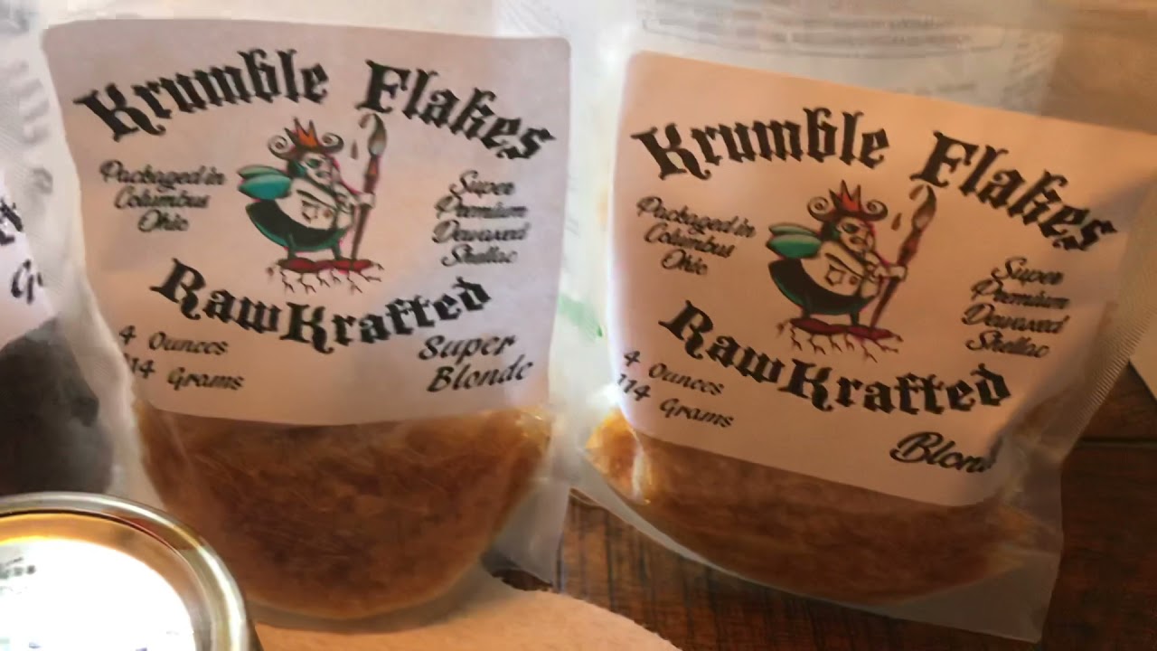 Mixing Shellac from flake - pipe making - YouTube