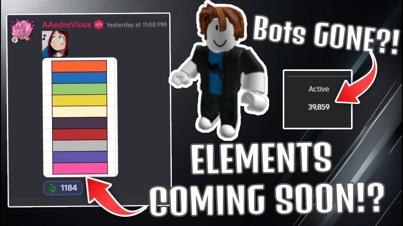 ELEMENTS COMING TO ANIME VANGURD SOON? | BOTS ARE 100% GONE! - YouTube