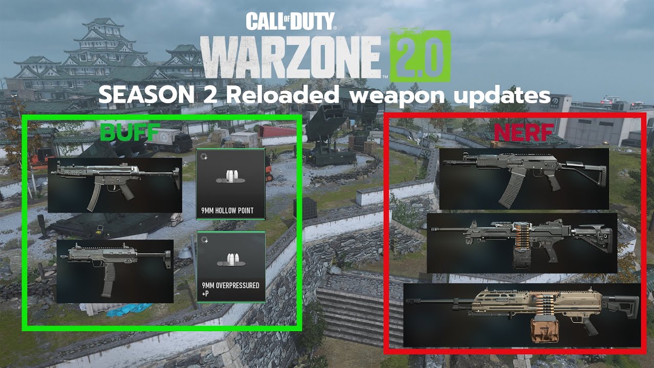 Call of Duty MW2 & Warzone 2 ┃อัพเดทใหม่ อาวุธไหนได้บัฟหรือโดนเนิฟบ้าง? มีอะไรเปลี่ยนแปลงบ้าง ...