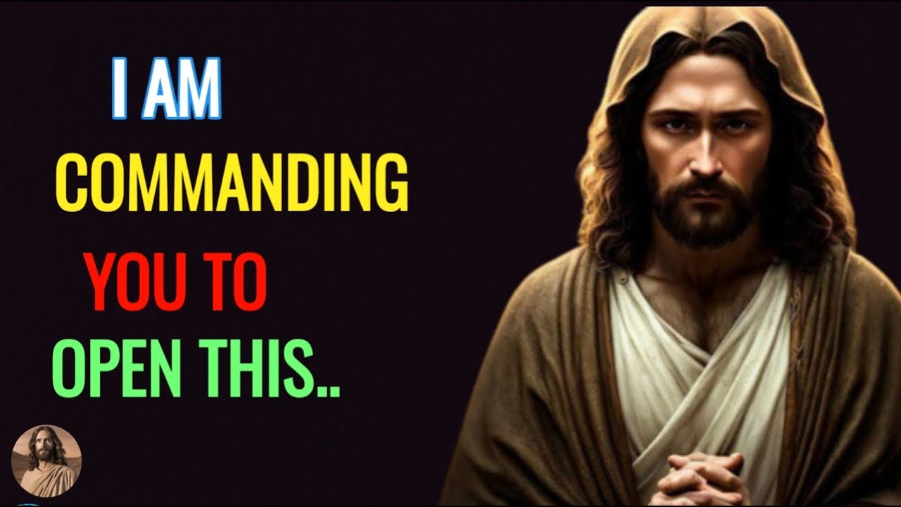 🛑 Jesus Commands: "Open My Last Message From God Today | Jesus Message ...