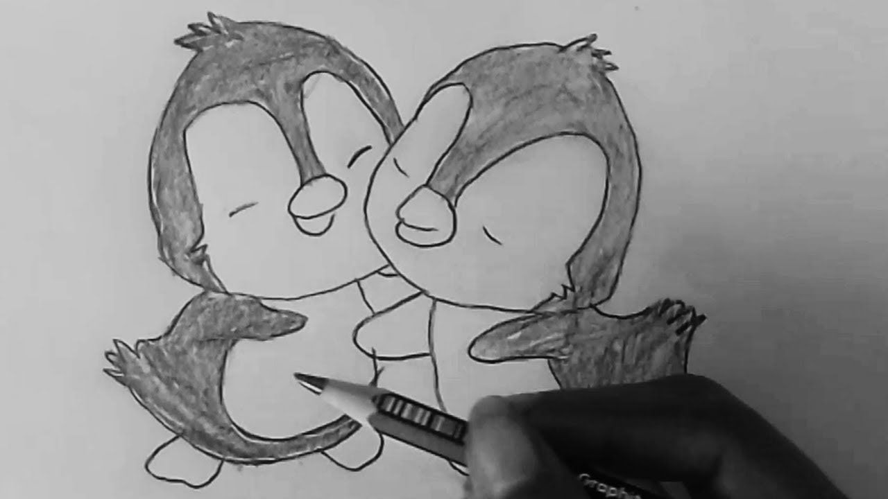 How to draw a cute Duck Couple || step by step Drawing - YouTube