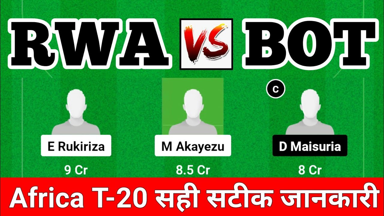 RWA vs BOT Dream11 Prediction, RWA vs BOT Today Match, RWA vs BOT ...