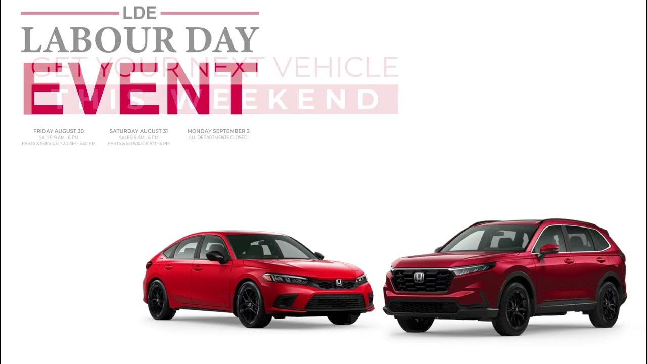 Labour Day Event | Crown Honda - YouTube