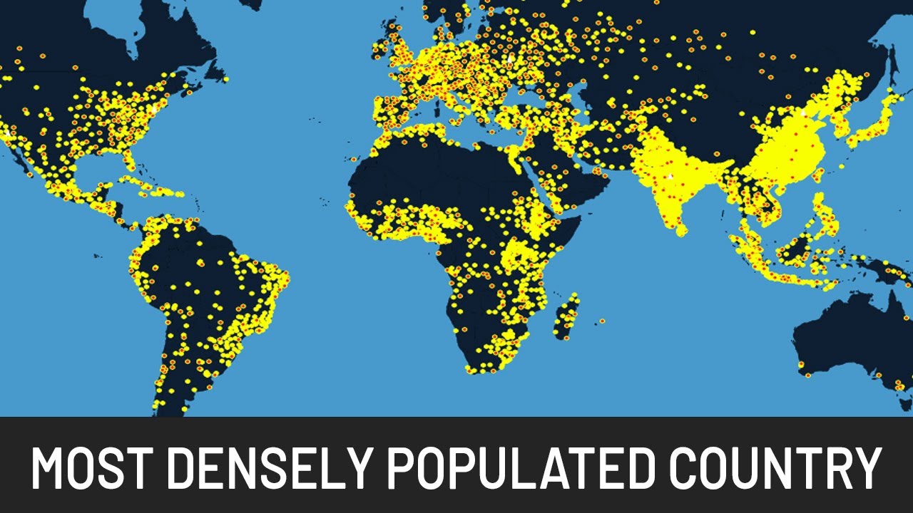 Which country is the world's most densely populated country? - YouTube