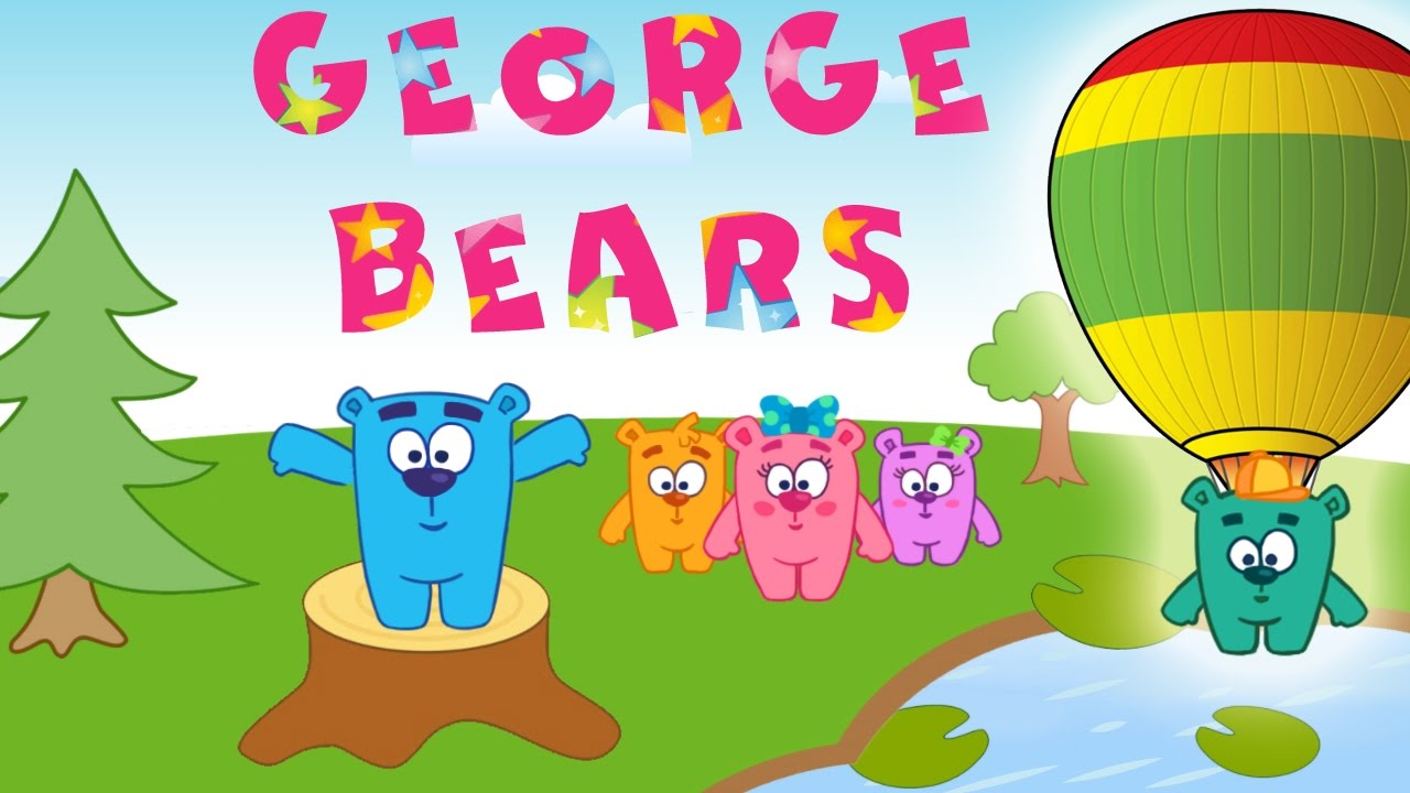 Learn colors for children with dancing bears - Colors for kids to learn ...
