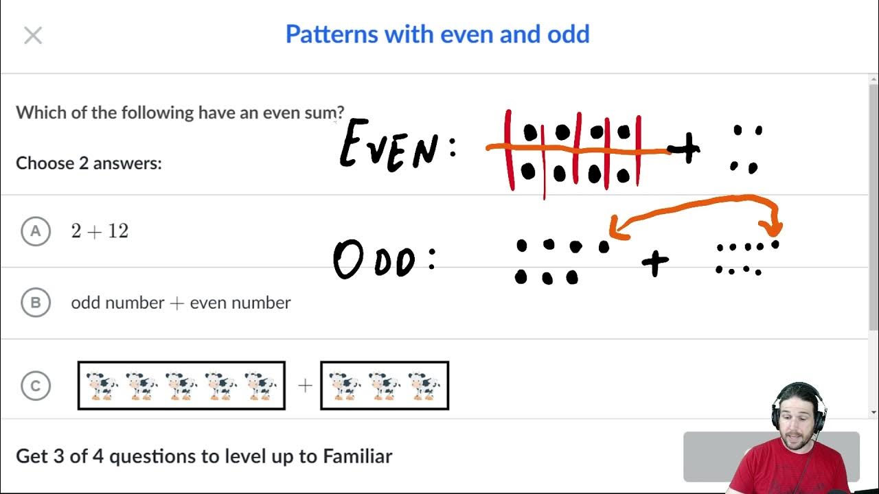 Grade 3: Even and Odd Patterns - YouTube