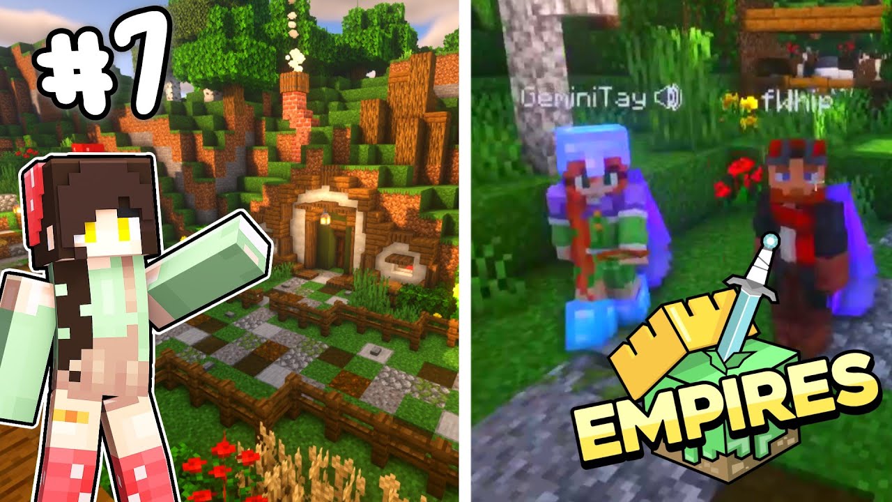 Empires SMP #7 | OUR EMPIRE HAS ITS FIRST VISITORS! | Shubble - YouTube