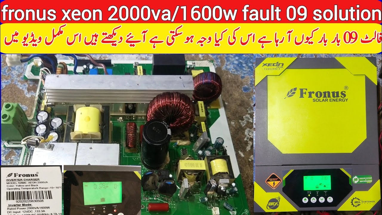 fronus xeon 2000va | fronus inverter fault code | fronus ups repair ...